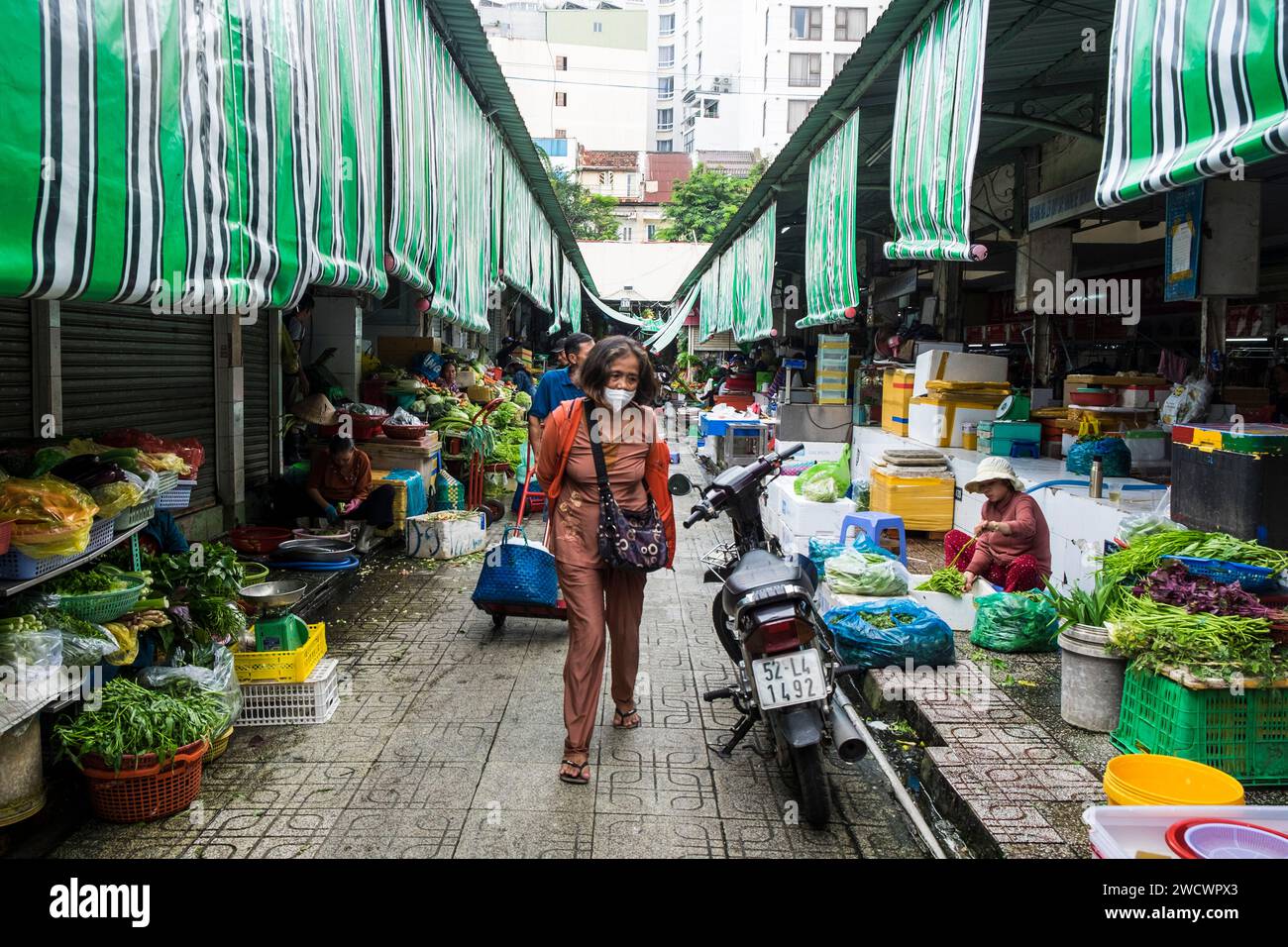 Vietnam, Ho Chi Minh City, Saigon, local market Stock Photo - Alamy