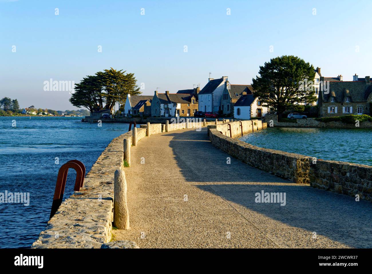 France, Morbihan, Belz, Etel river, Saint Cado island Stock Photo - Alamy
