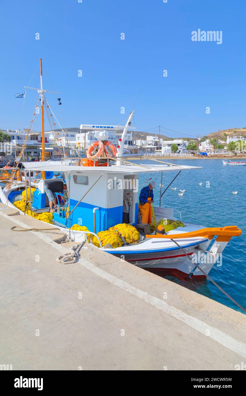 Cyclades milos pollonia greece islands hi-res stock photography and ...