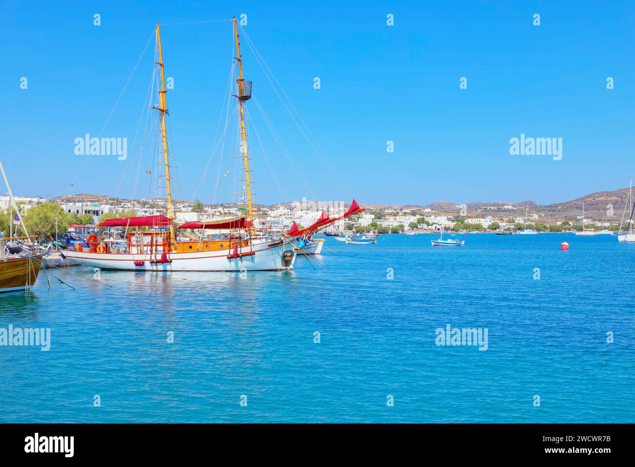 Milos island adamas port hi-res stock photography and images - Alamy
