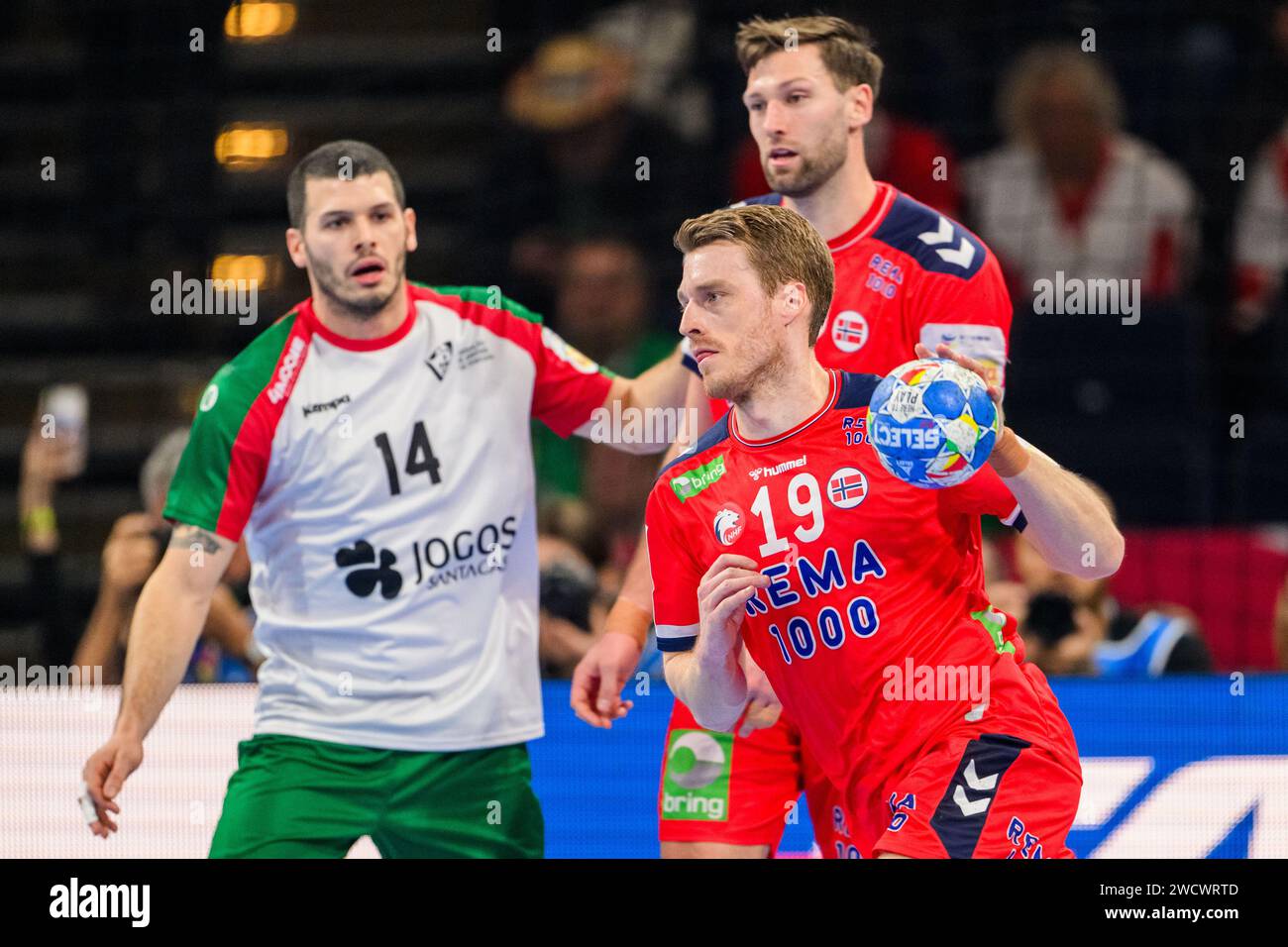 Kristian Bjørnsen of, Norway. , . during the EHF European Handball ...