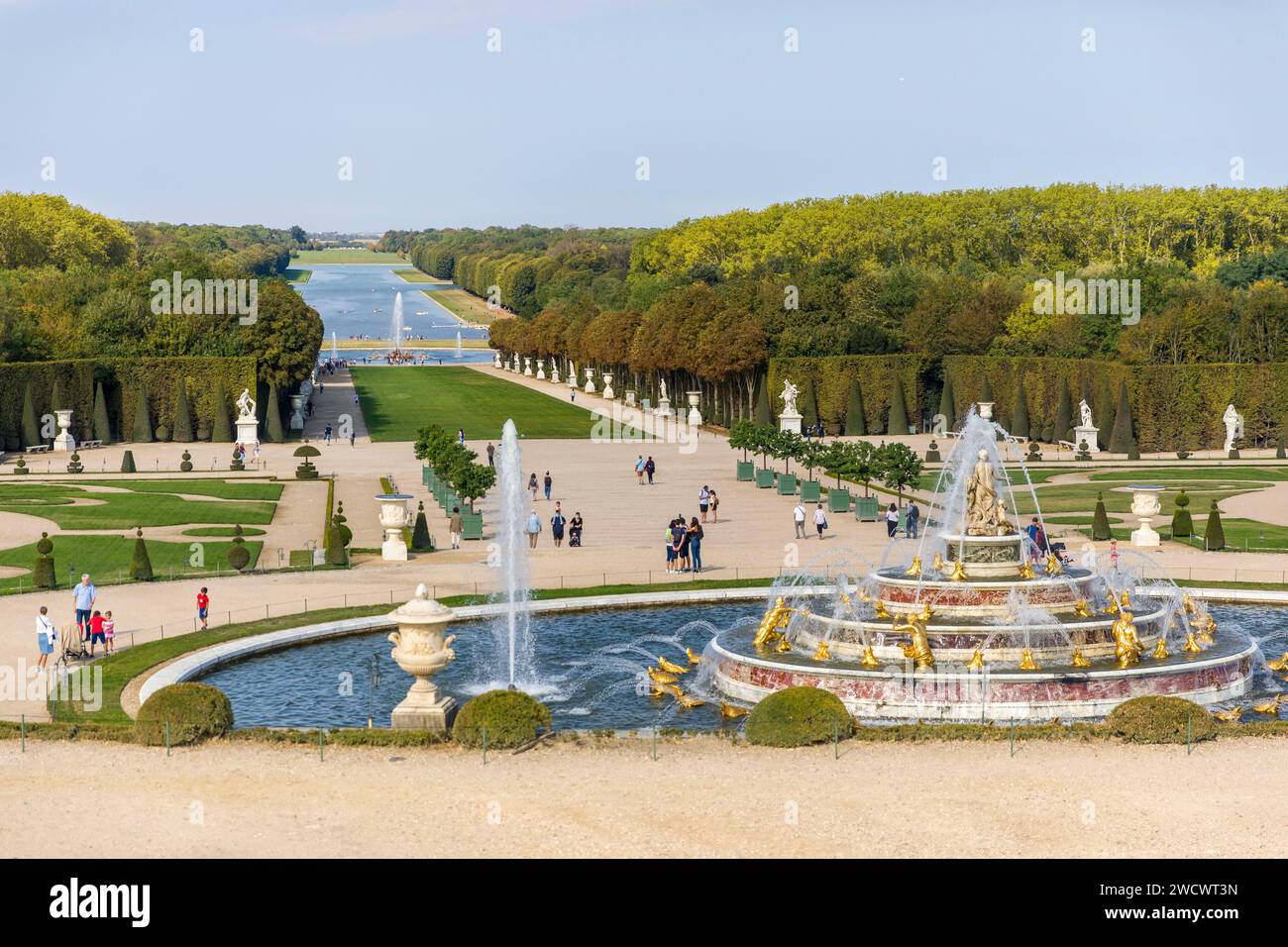 France, Yvelines (78), Versailles, park of the Palace of Versailles ...