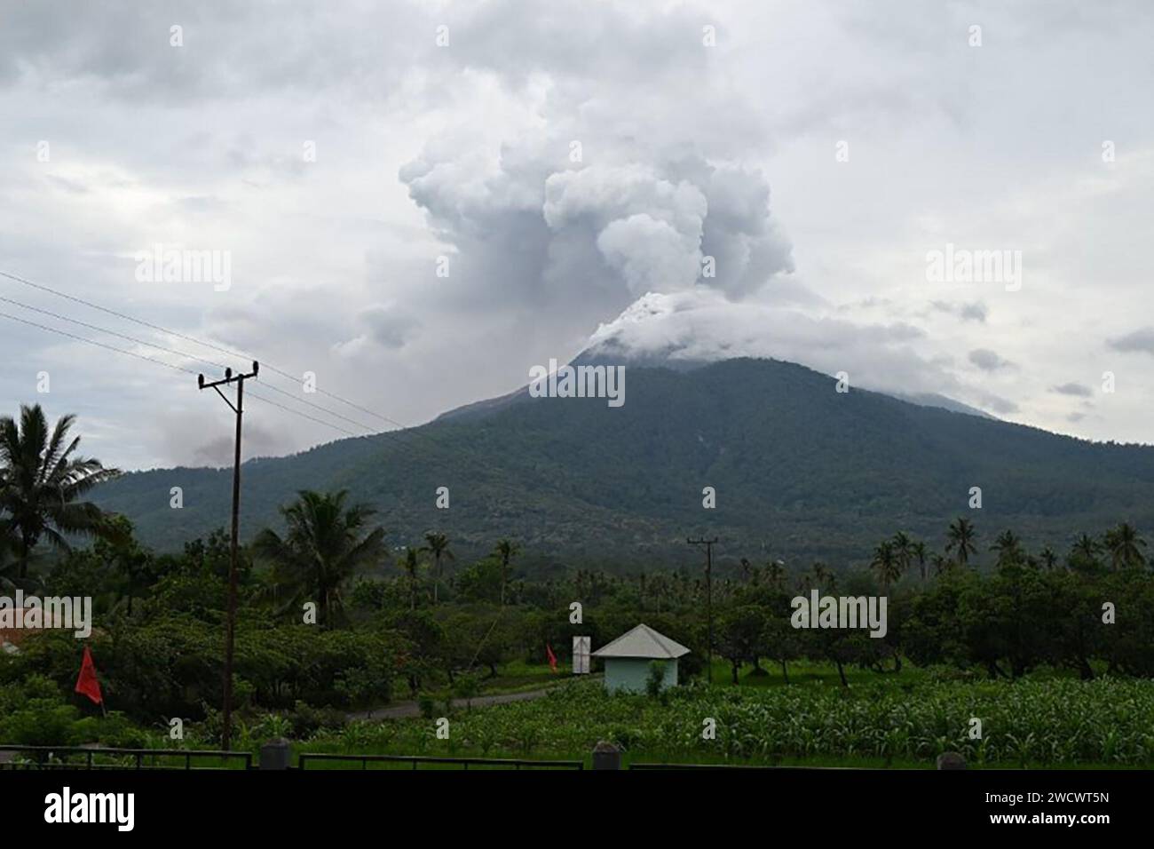 (240117) -- EAST NUSA TENGGARA, Jan. 17, 2024 (Xinhua) -- This photo ...