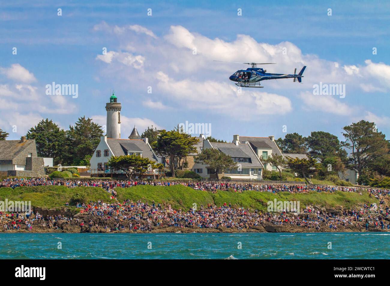 France, Morbihan, Gulf of Morbihan, Arzon, Port Navalo, grand parade of ...