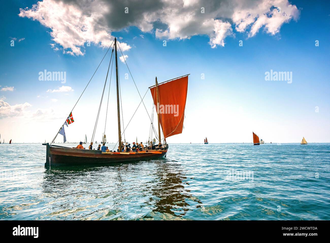 France, Morbihan, Gulf of Morbihan, Arzon, Port Navalo, Juanita Lorando ...
