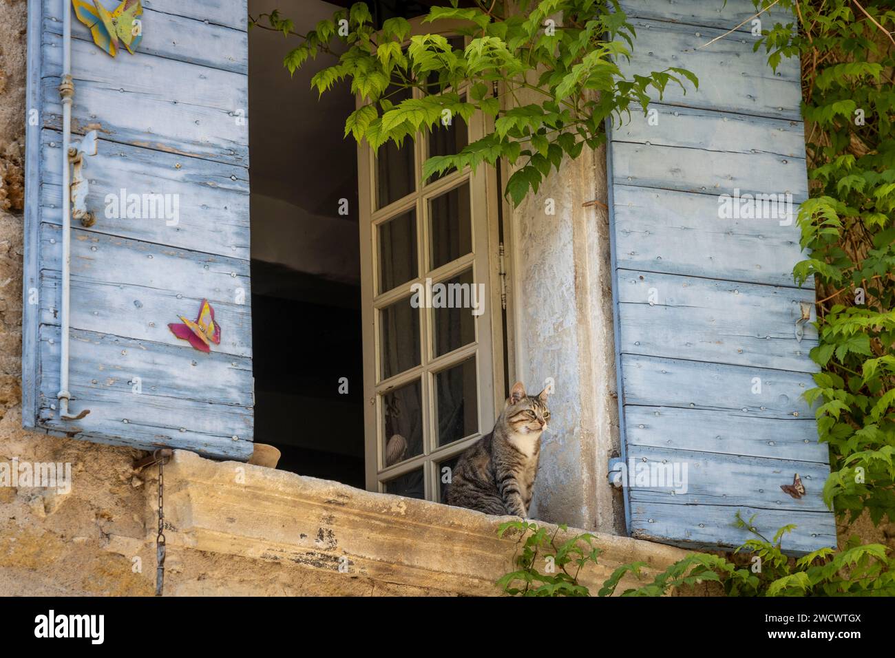 France, Vaucluse, Lourmarin, labeled The Most Beautiful Villages of ...