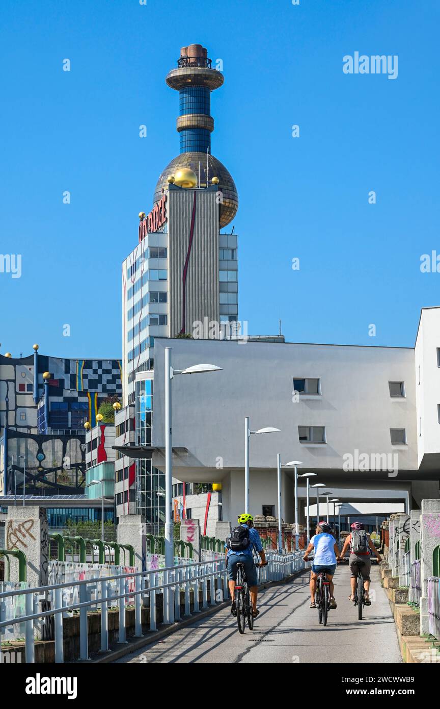 Austria, Lower Austria, Vienna, the building with the curious, very ...
