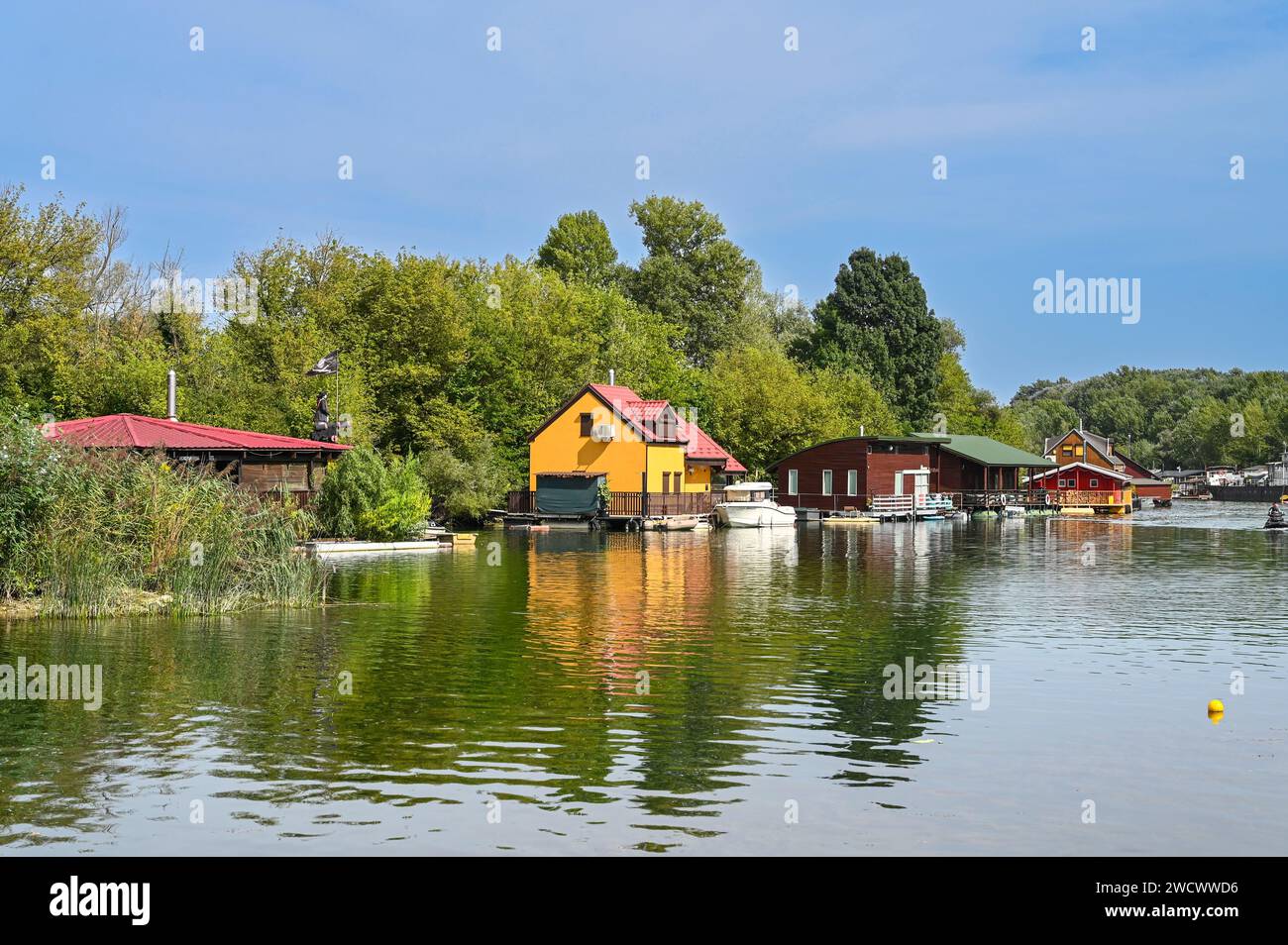 Europe; Slovakia; Bratislava; Euro bike 6, at the exit of the town on ...