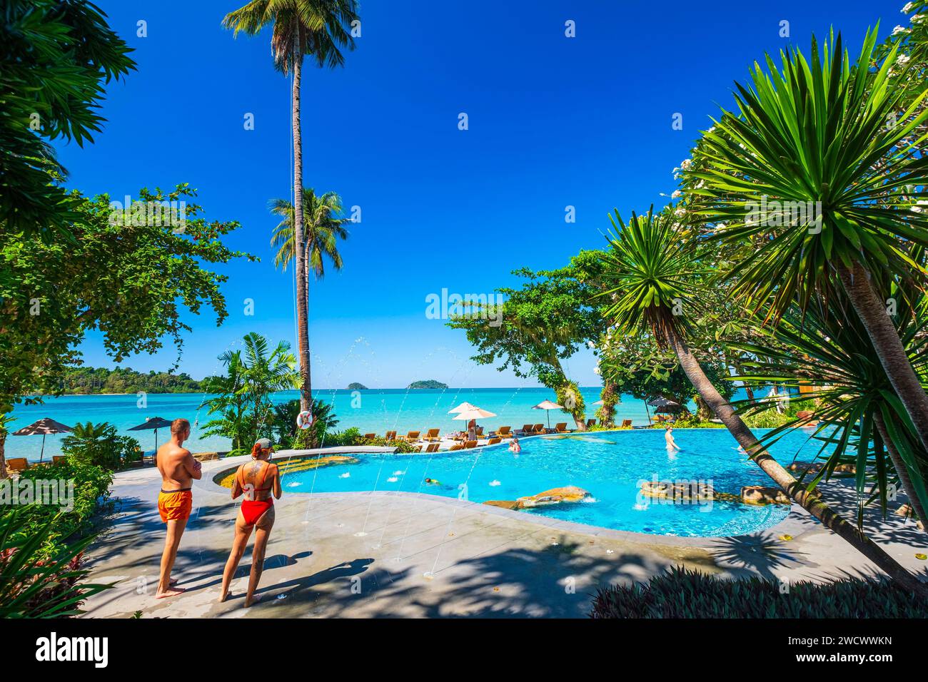 Thailand, Trat province, Ko Chang island, Kai Bae beach, Sylvan Ko ...