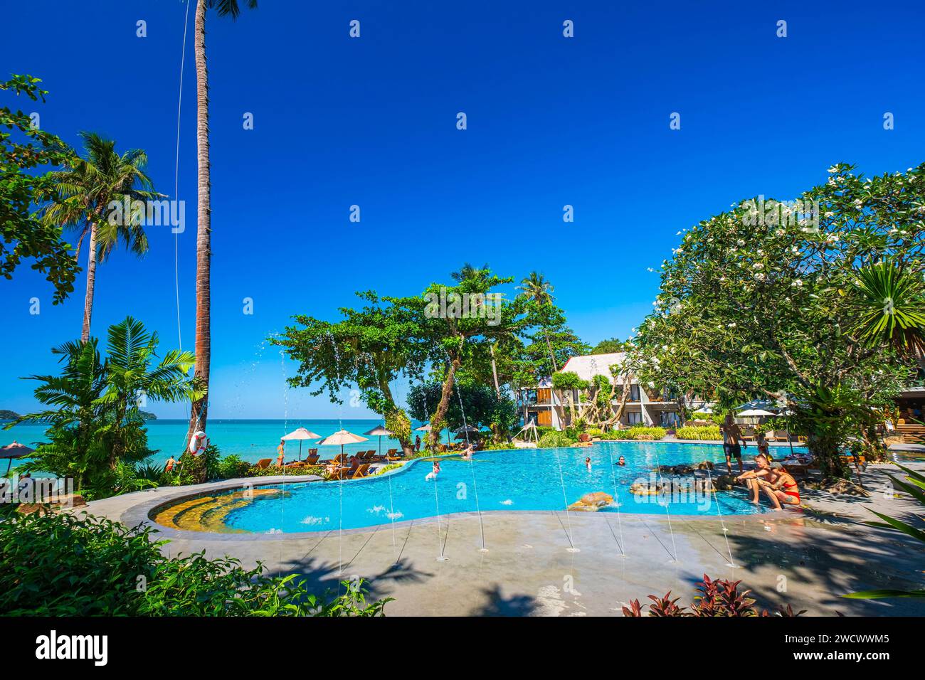 Thailand, Trat province, Ko Chang island, Kai Bae beach, Sylvan Ko ...