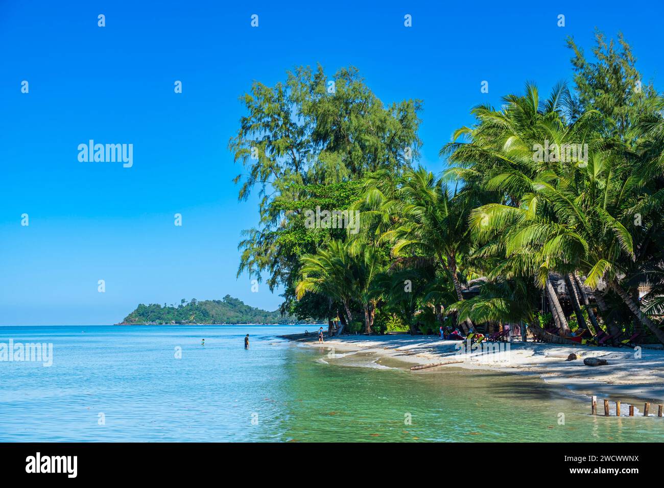 Thailand, Trat province, Ko Chang island, Khlong Prao beach Stock Photo ...