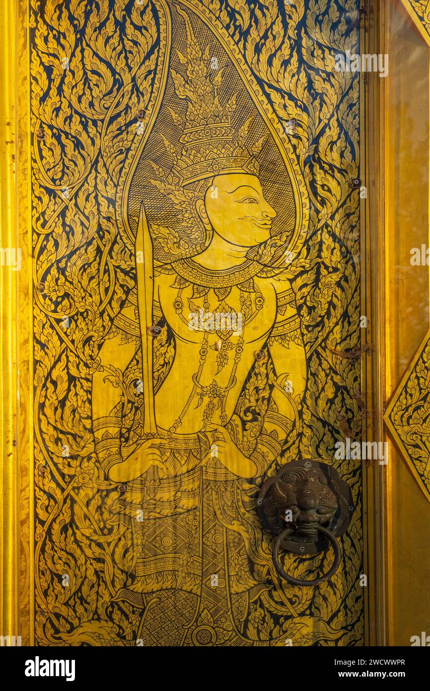 Thailand, Trat province, Trat, the Buddhist temple Wat Phai Lom Stock ...