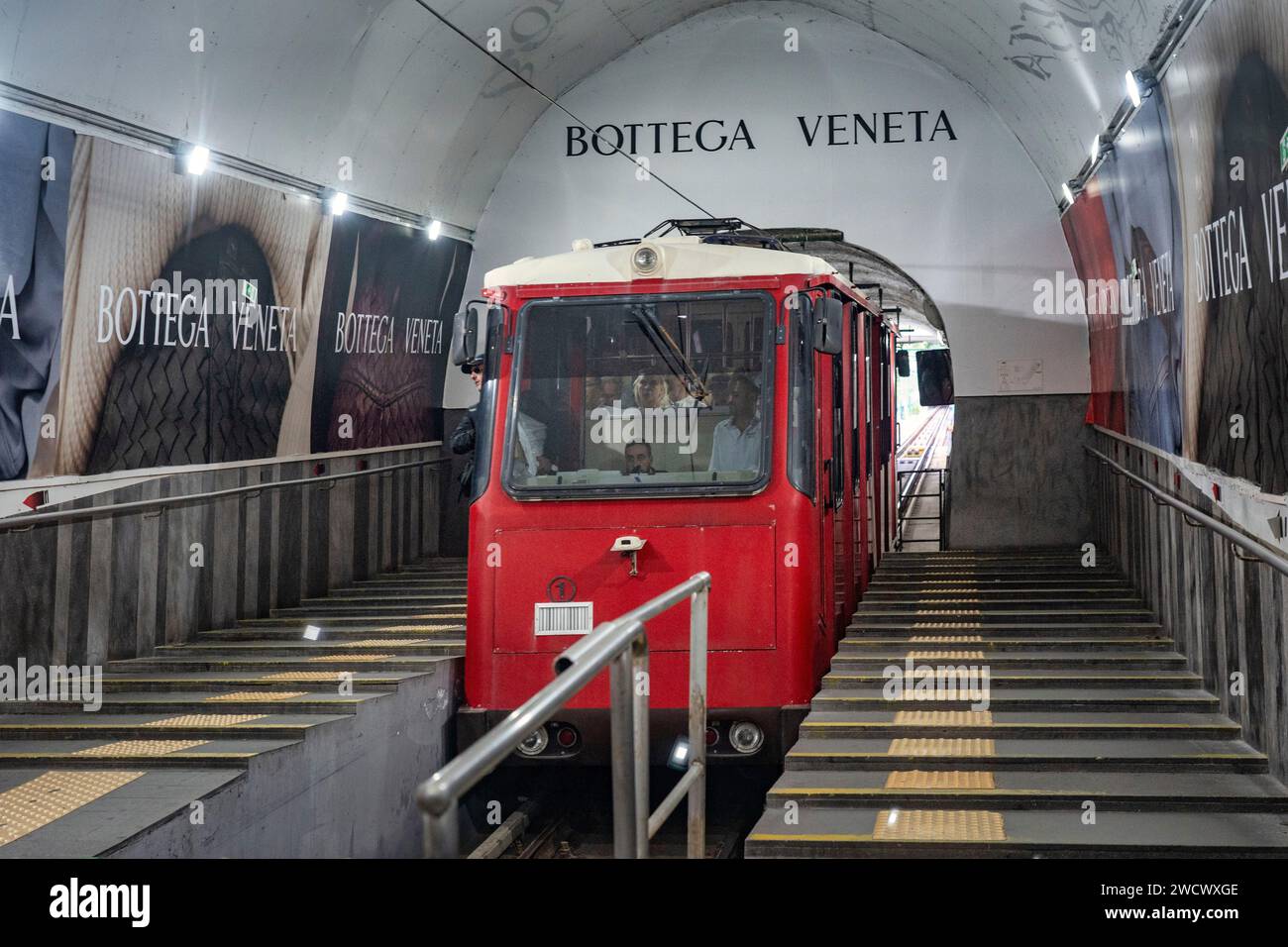 Central funicular naples hi-res stock photography and images - Alamy