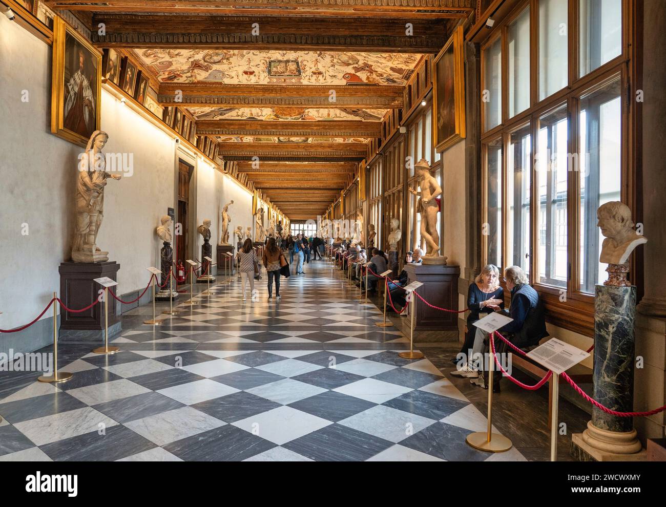 Italy, Toscane, Florence, Galleria degli Uffizi Stock Photo - Alamy