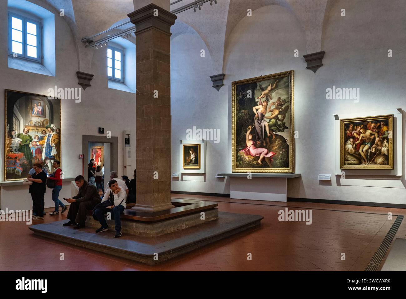 Italy, Toscane, Florence, Galleria degli Uffizi, room dedicated to 16th ...
