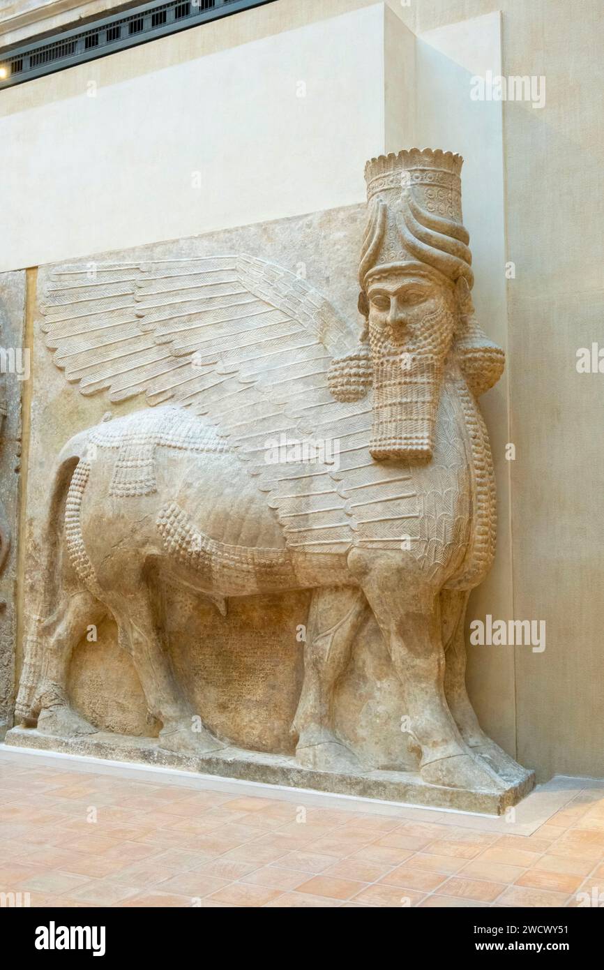 France, Paris, the Louvre museum, department of Oriental Antiquities ...