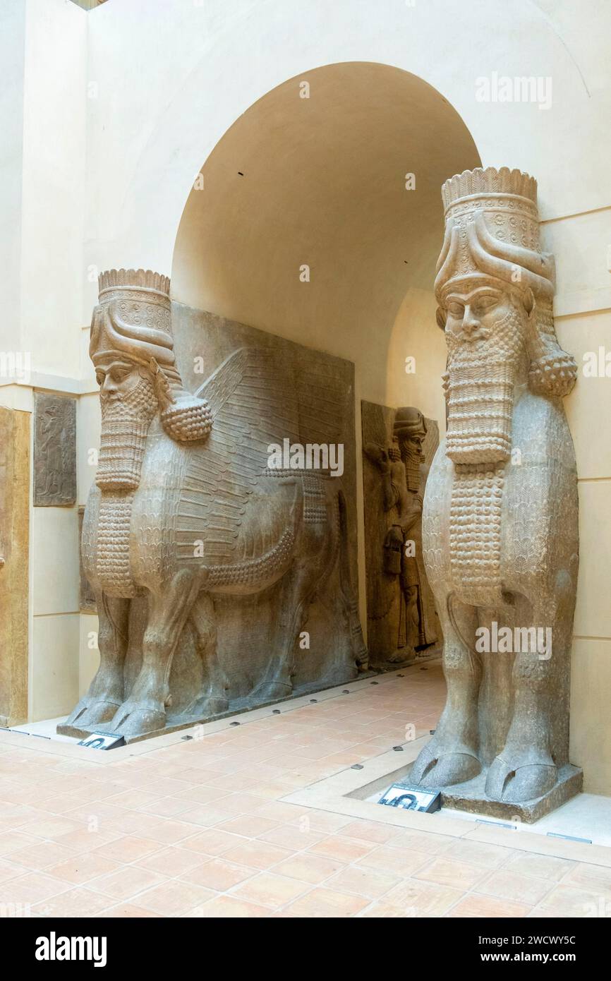 France, Paris, the Louvre museum, department of Oriental Antiquities ...