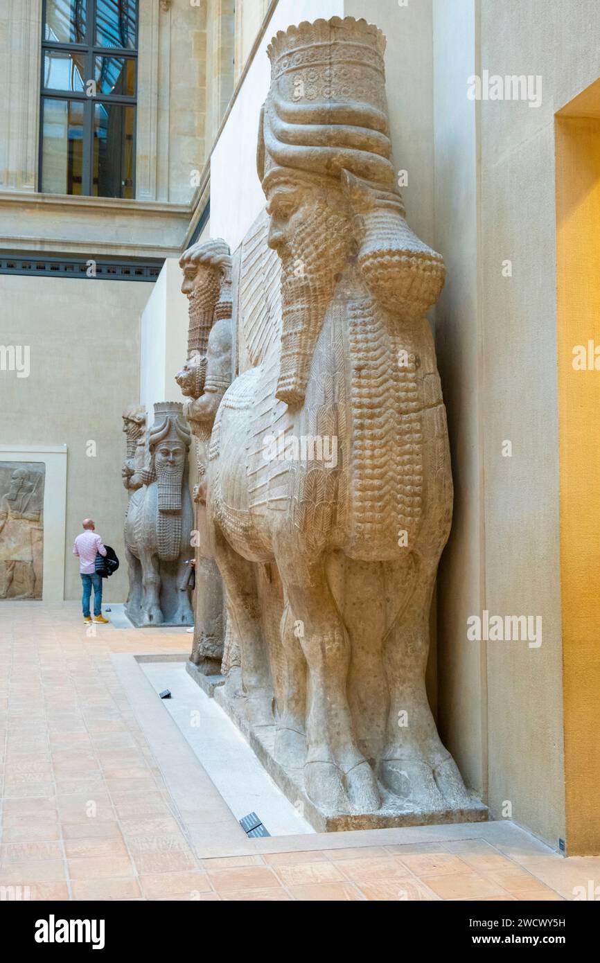 France, Paris, the Louvre museum, department of Oriental Antiquities ...