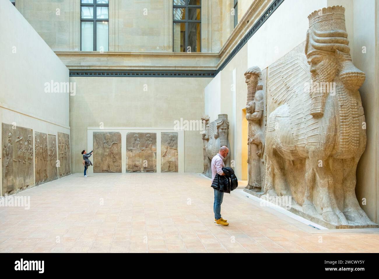 France, Paris, the Louvre museum, department of Oriental Antiquities ...