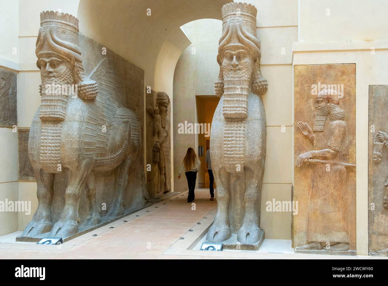 France, Paris, the Louvre museum, department of Oriental Antiquities ...