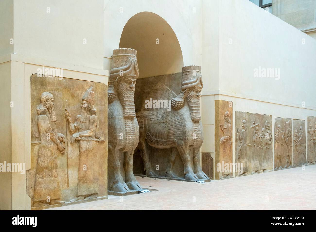 France, Paris, the Louvre museum, department of Oriental Antiquities ...