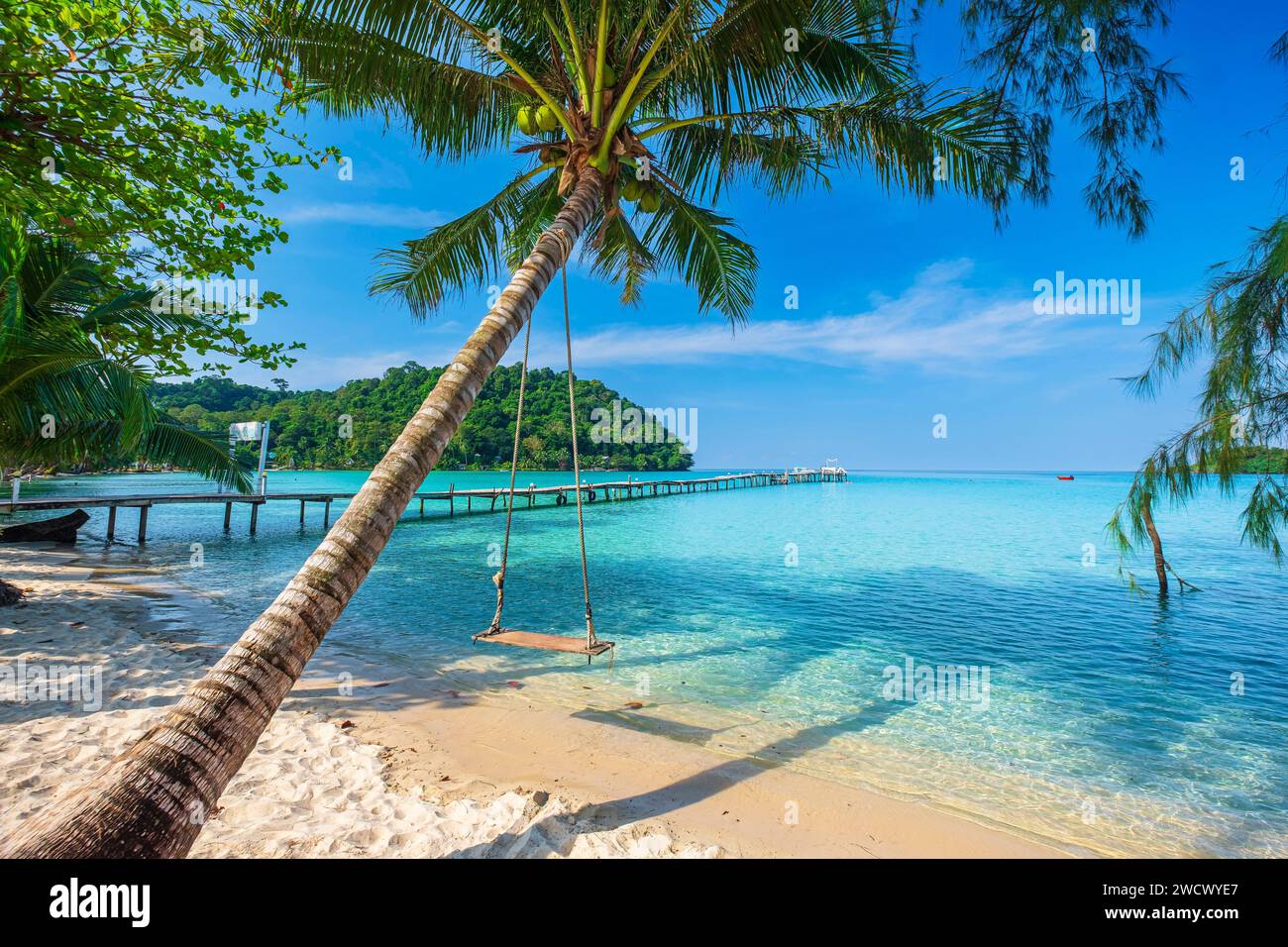 Thailand, Trat province, Ko Kood (or Ko Kut) island, Bang Bao Beach Stock Photo - Alamy