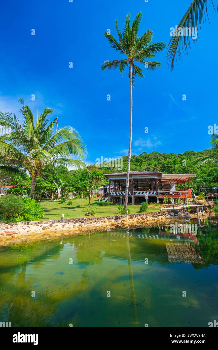 Thailand, Trat province, Ko Kood (or Ko Kut) island, Ao Phrao Beach ...