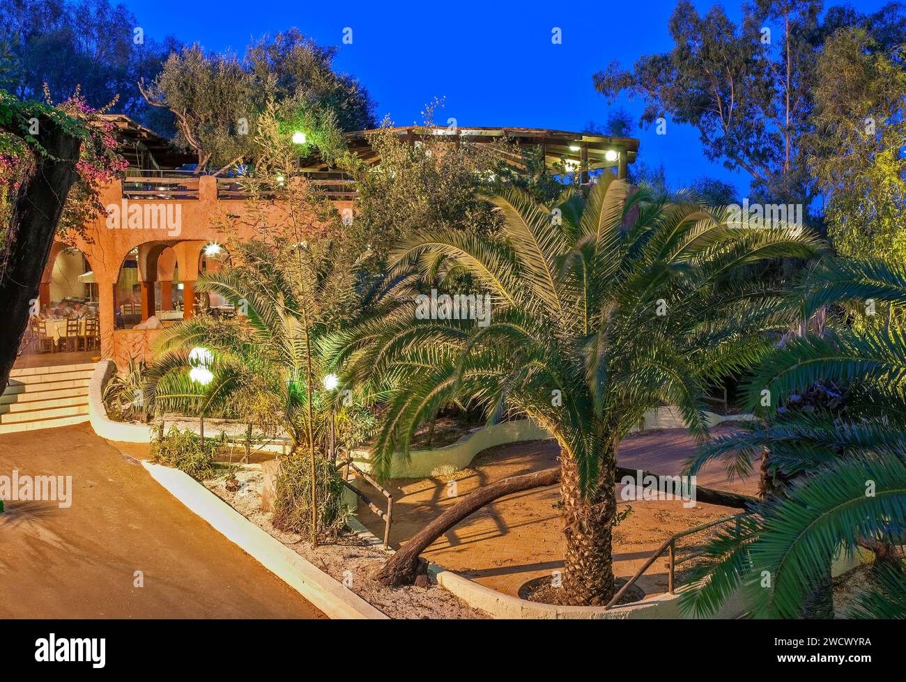 Arbatax Park Resort hotel in Arbatax. Sardinia. Italy Stock Photo - Alamy