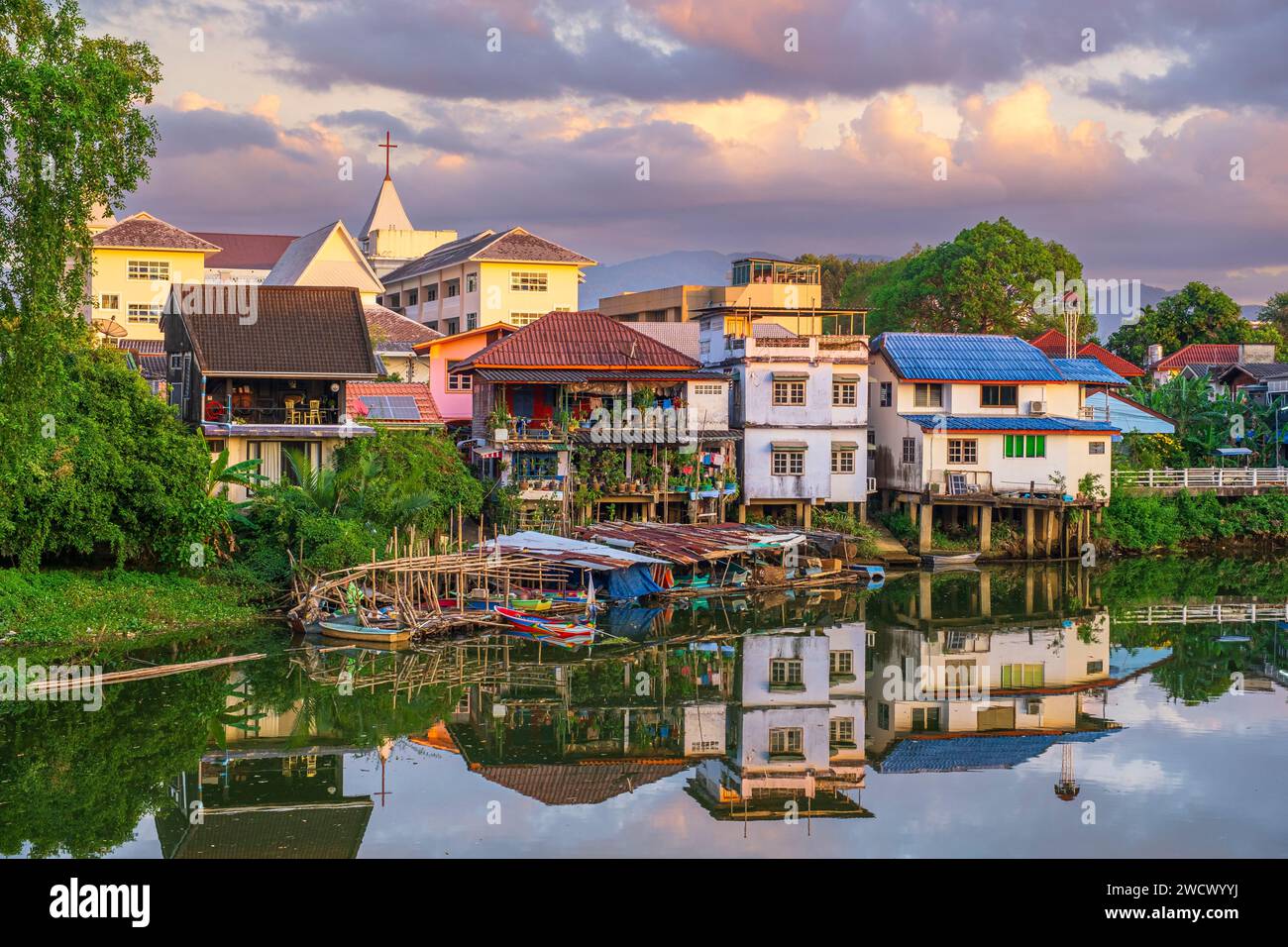 Thailand, Chanthaburi, the banks of the Chanthaburi River Stock Photo - Alamy