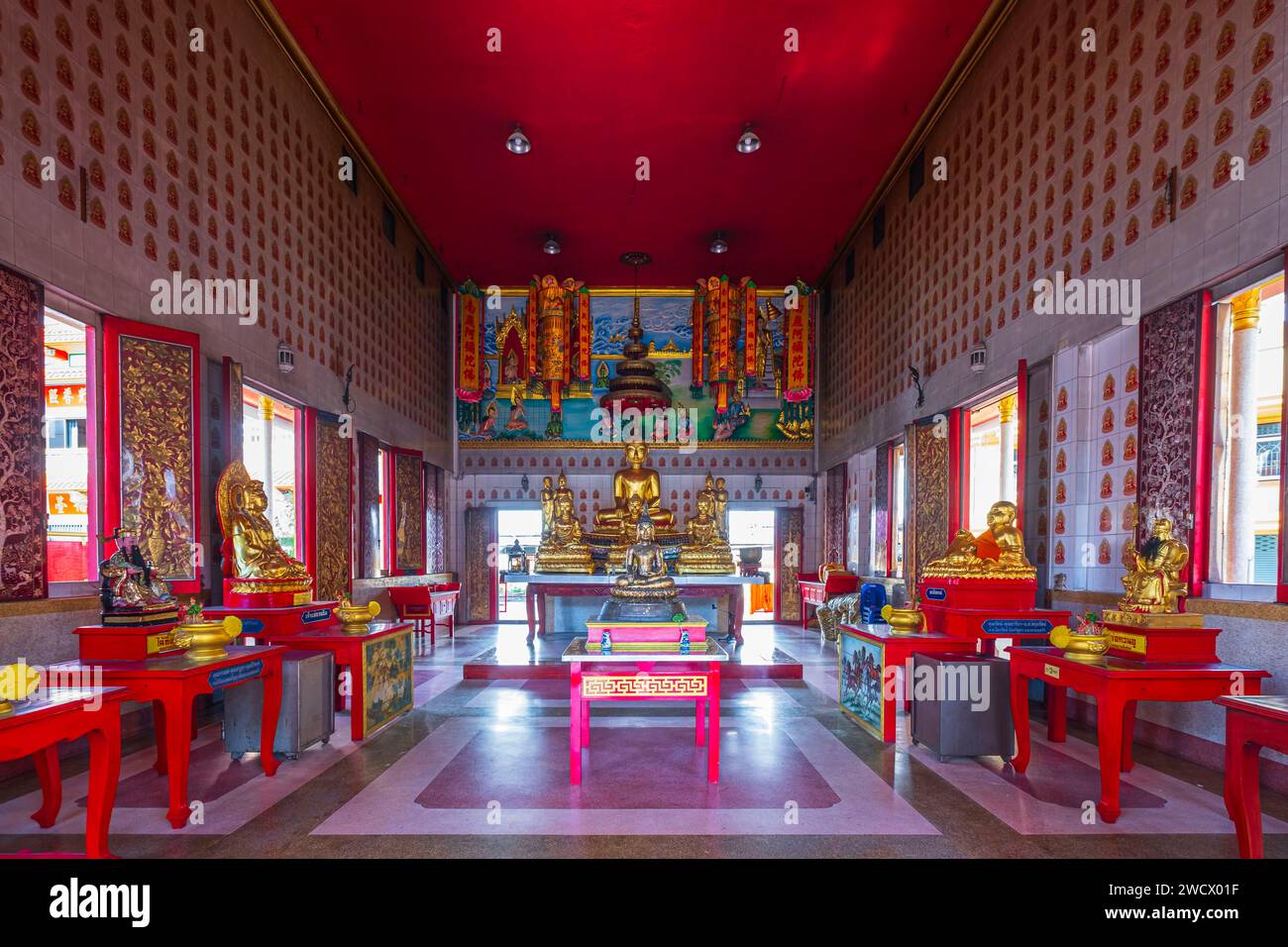 Thailand, Chanthaburi, Wat Khet Na Bunyaram Vietnamese Buddhist temple ...