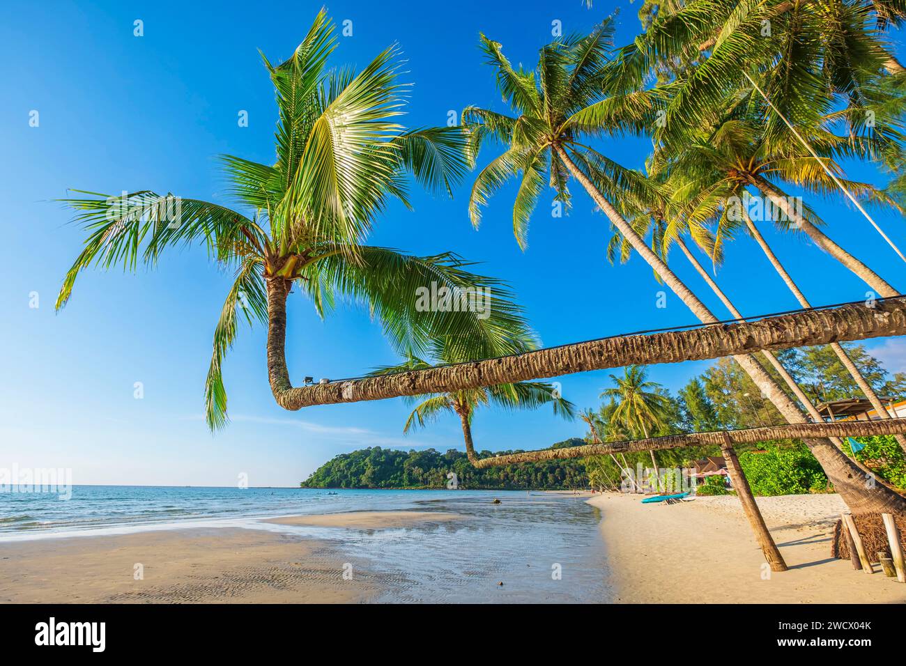 Thailand, Trat province, Ko Kood (or Ko Kut) island, Klong Chao Beach ...