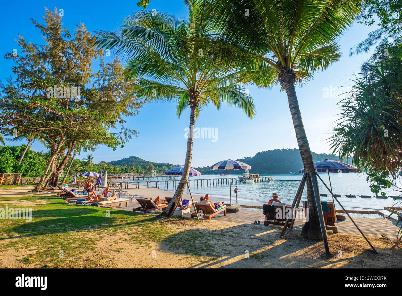 Thailand, Trat province, Ko Kood (or Ko Kut) island, Bang Bao Beach Stock Photo - Alamy