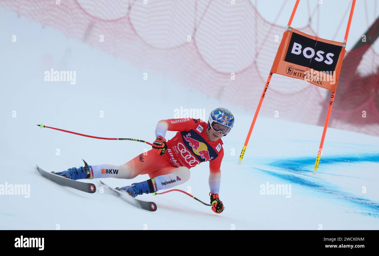 Kitzbuehel, Austria. 17th Jan, 2024. ALPINE SKIING - FIS WC 2023 ...