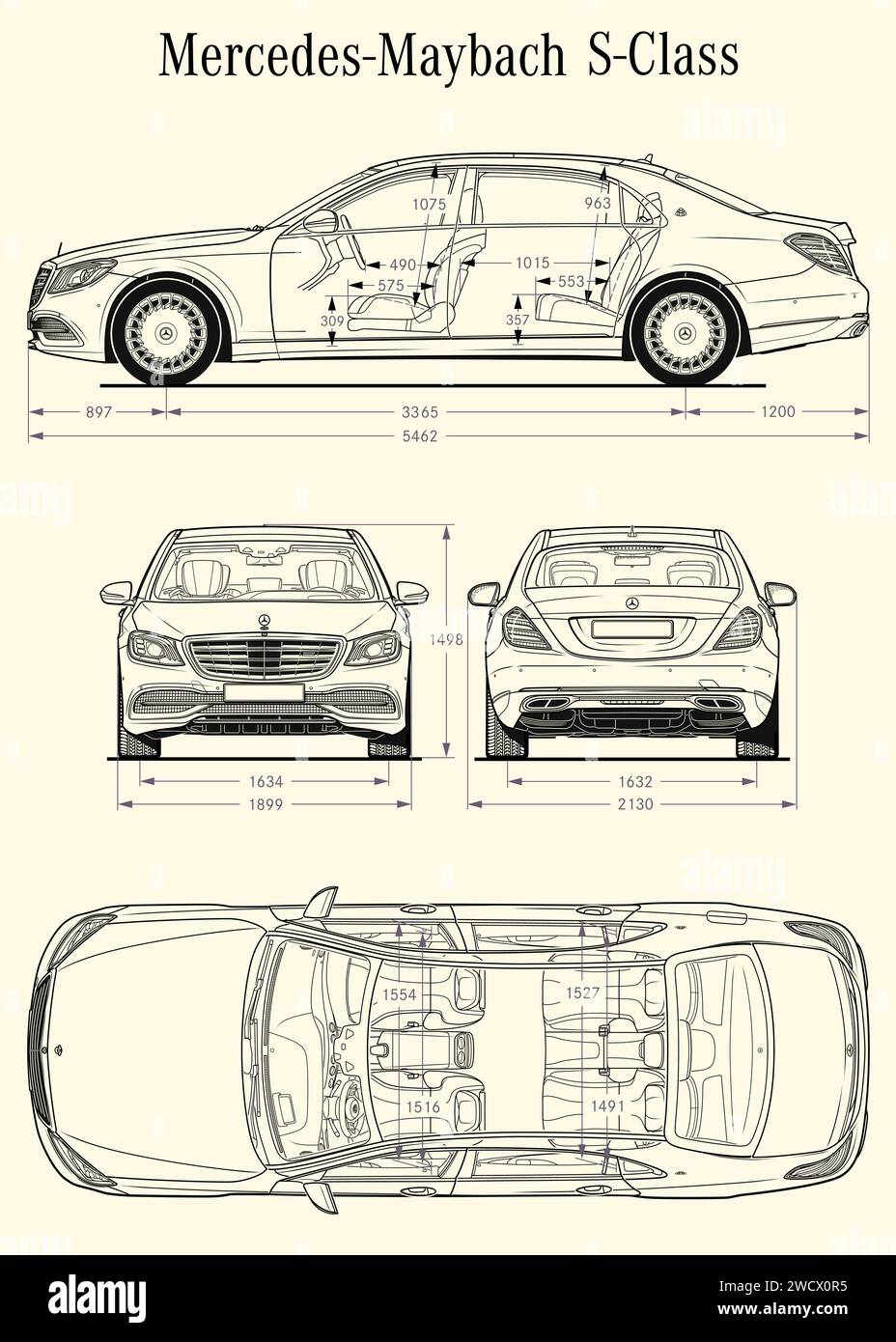 Mercedes white background Stock Vector Images - Alamy