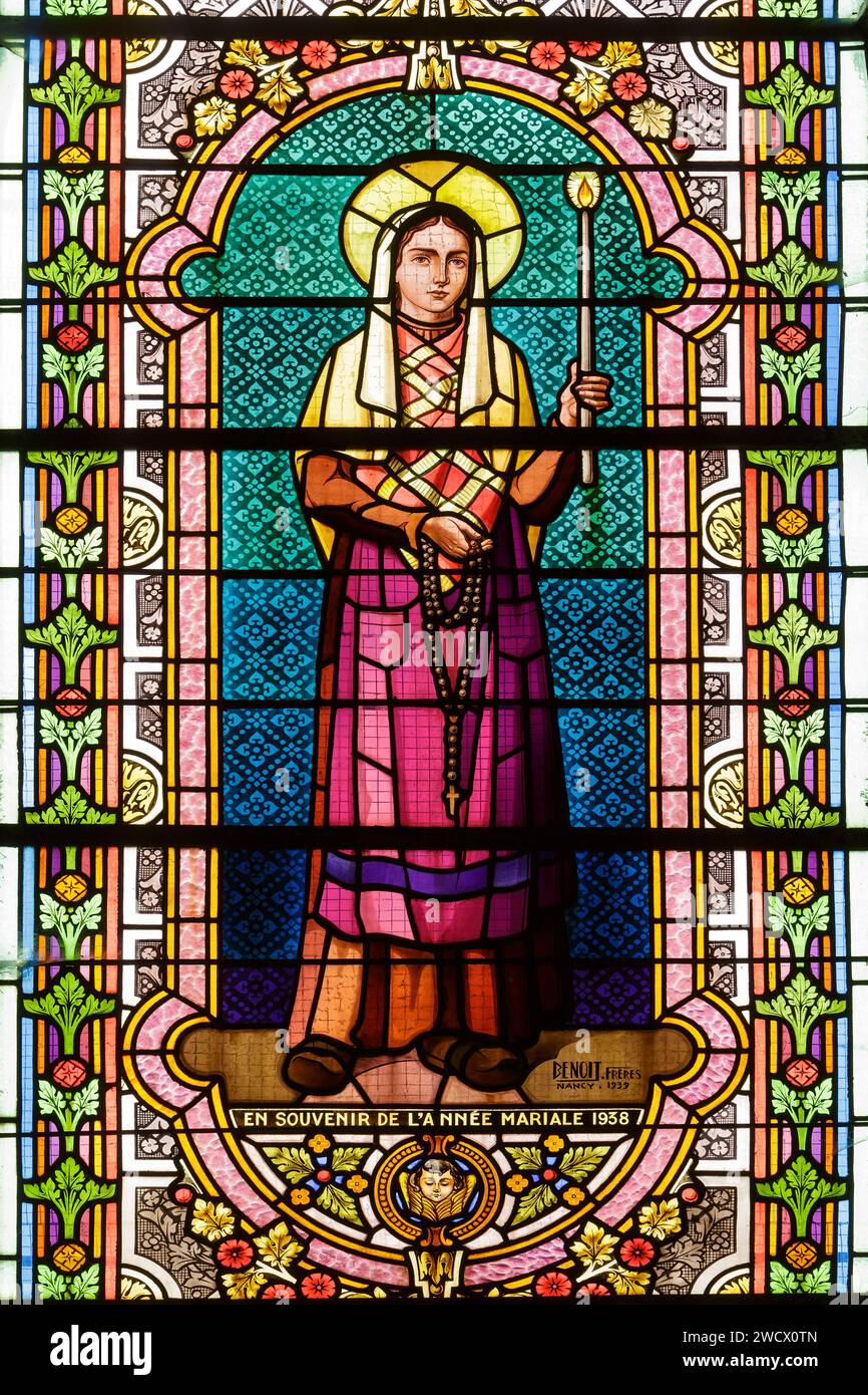 France, Meurthe et Moselle, Tantonville, St Remy church rebuilt in 1760 ...