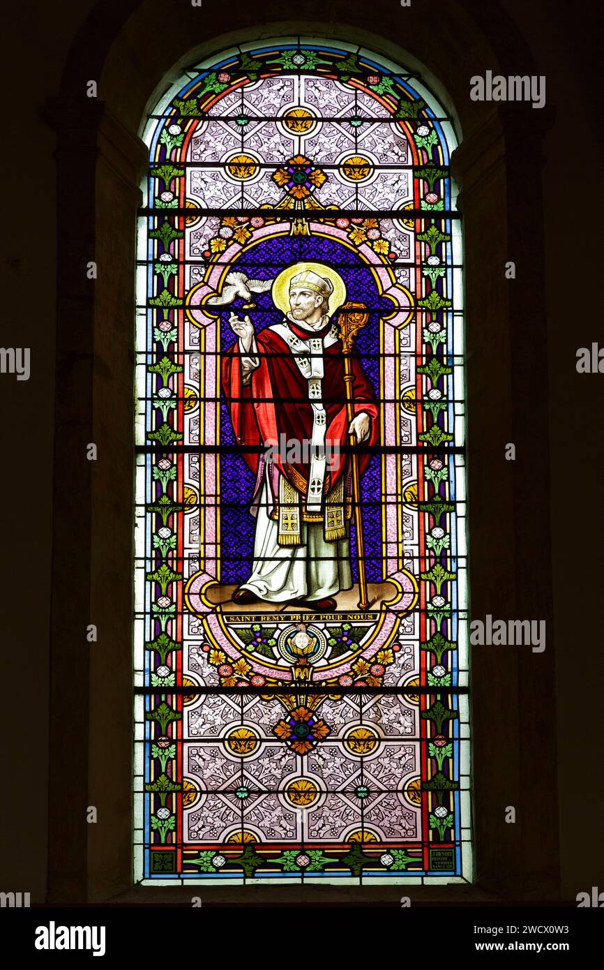 France, Meurthe et Moselle, Tantonville, St Remy church rebuilt in 1760 ...