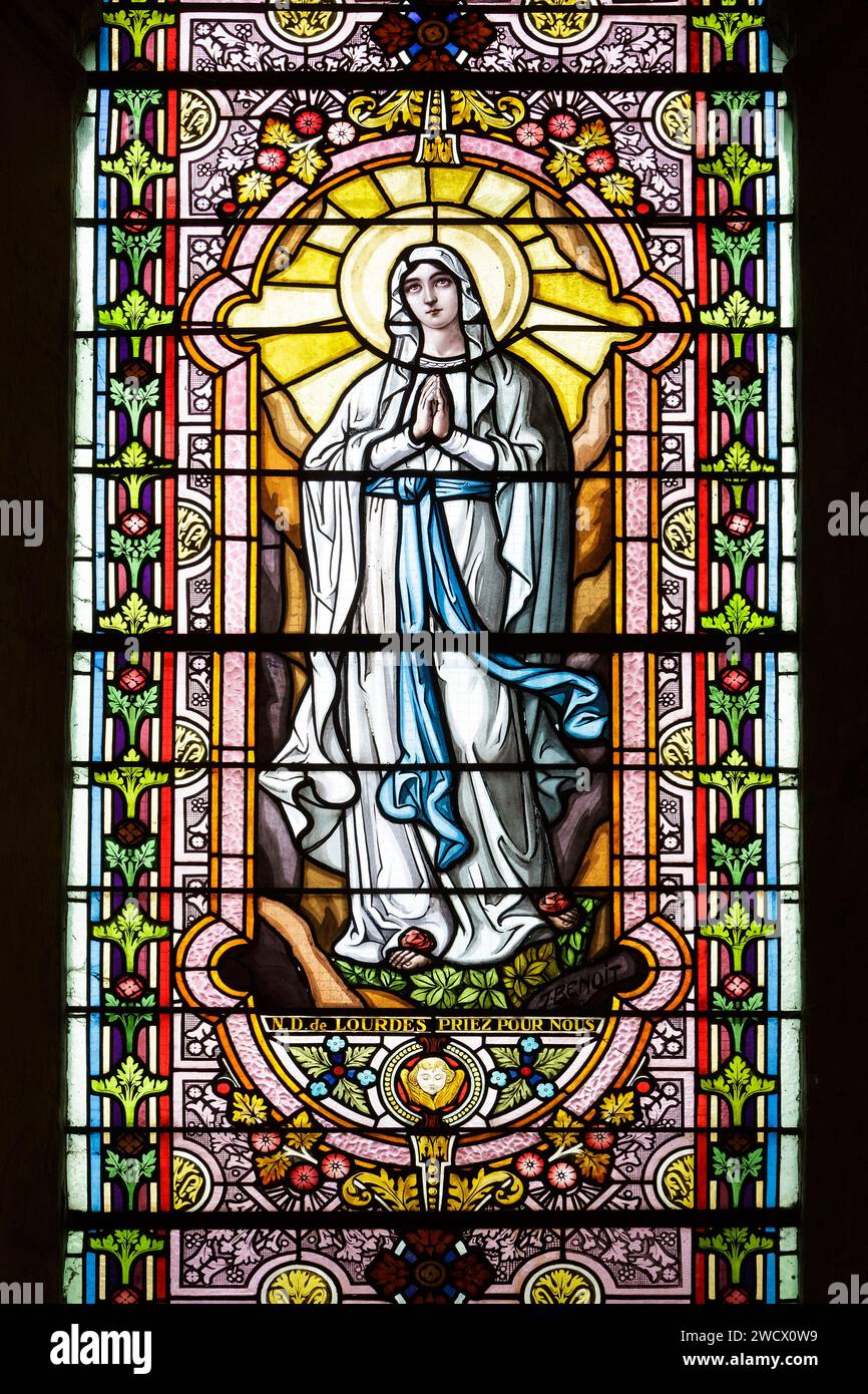 France, Meurthe et Moselle, Tantonville, St Remy church rebuilt in 1760 ...