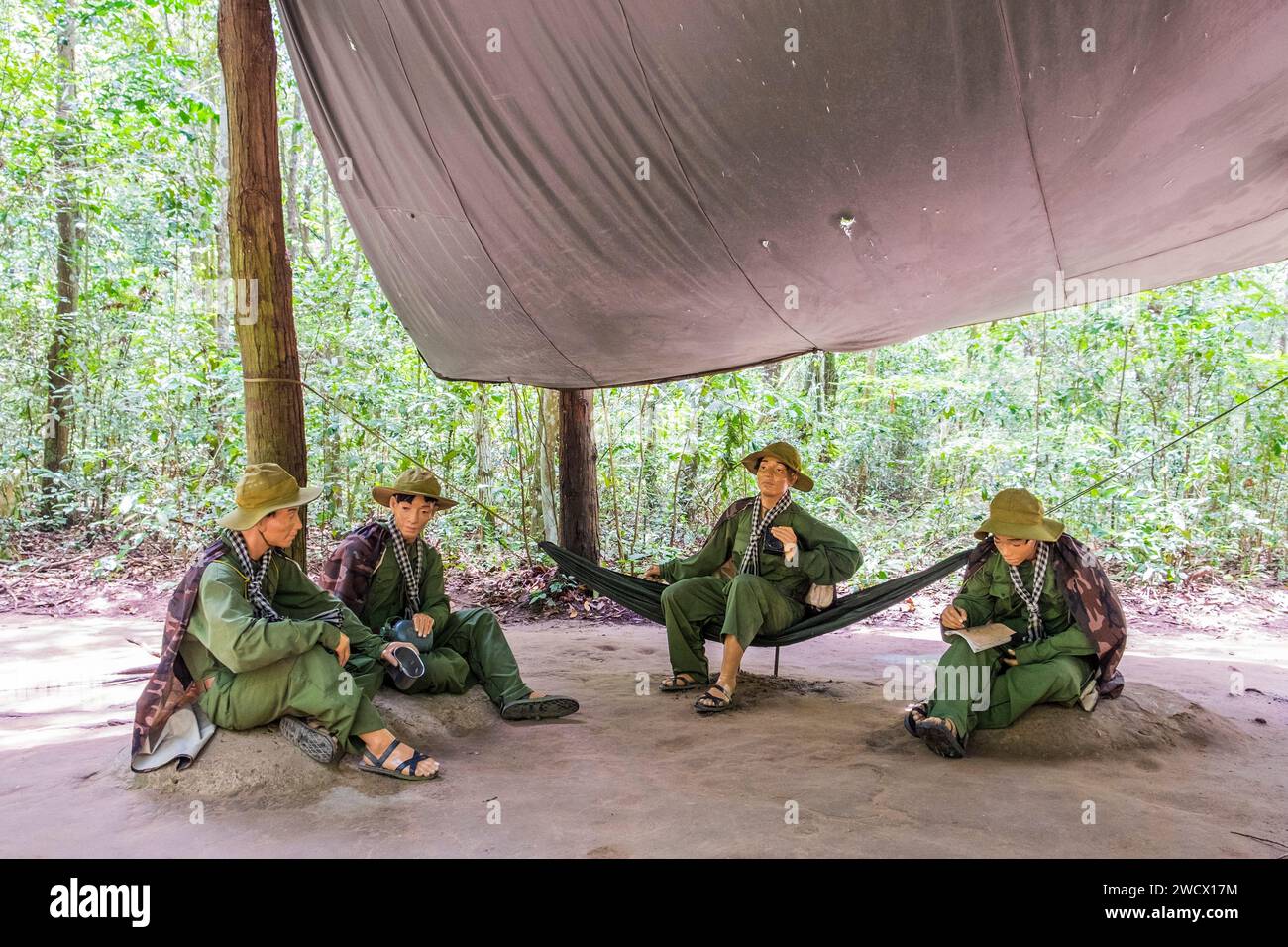 Vietnam, Chu Chi tunnels Stock Photo - Alamy