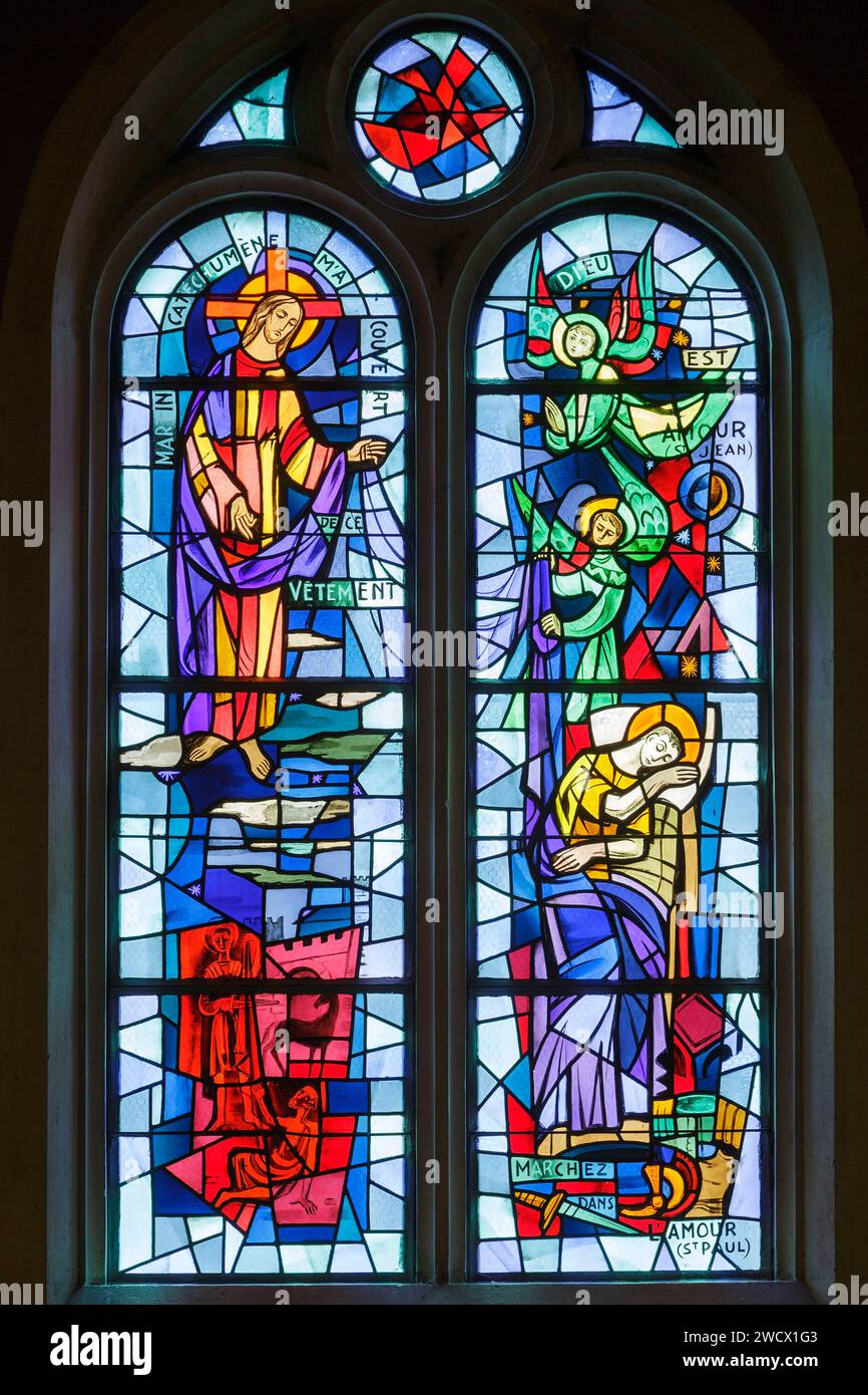 France, Meurthe et Moselle, Bouxieres aux dames, St Martin church ...