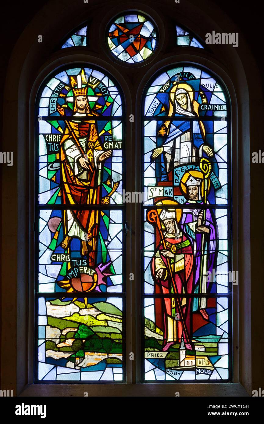 France, Meurthe et Moselle, Bouxieres aux dames, St Martin church ...