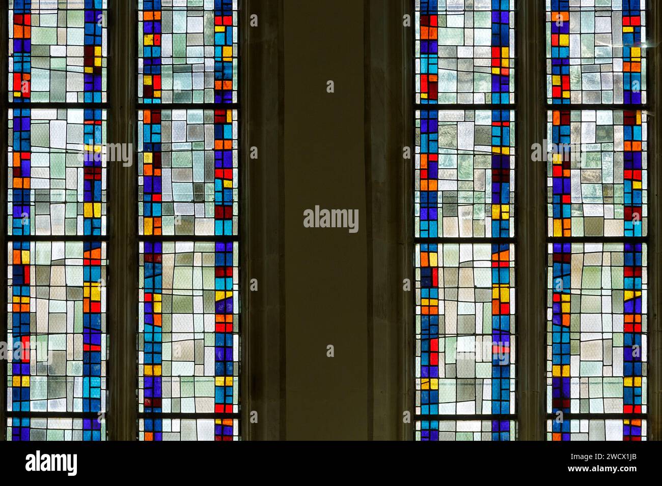 France, Vosges, Charmes, St Nicolas church built in 1493 in ...