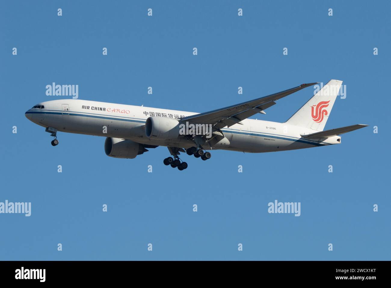 Air China Boeing 777-F cargo plane landing Stock Photo - Alamy