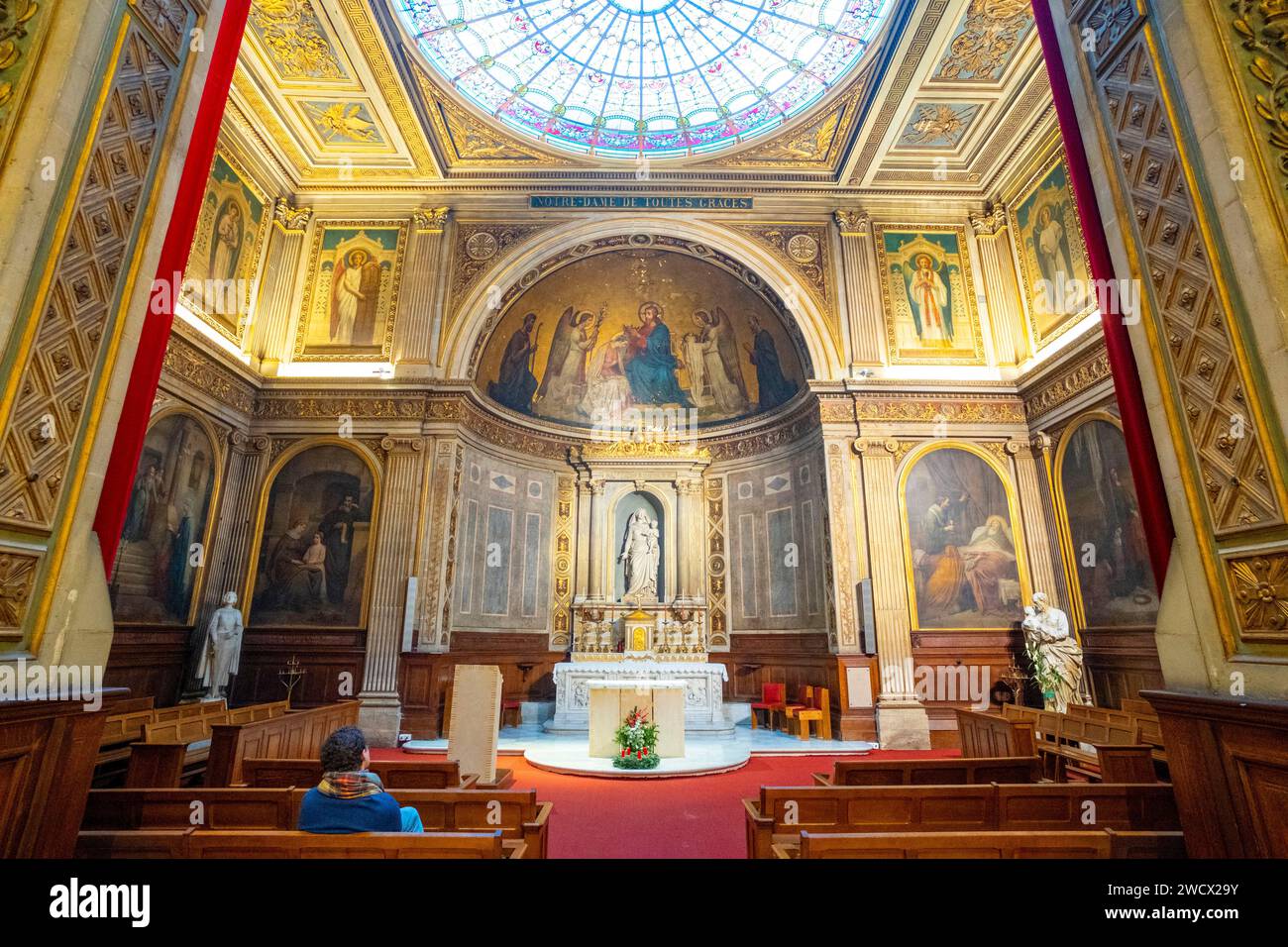 France, Paris, Saint Philippe du Roule church Stock Photo - Alamy