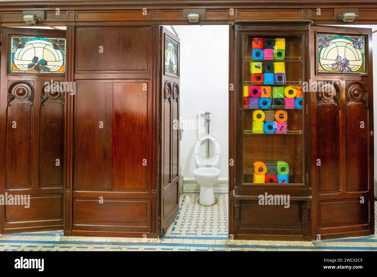 France, Paris, Place de la Madeleine, the Lavatory Madeleine Art ...