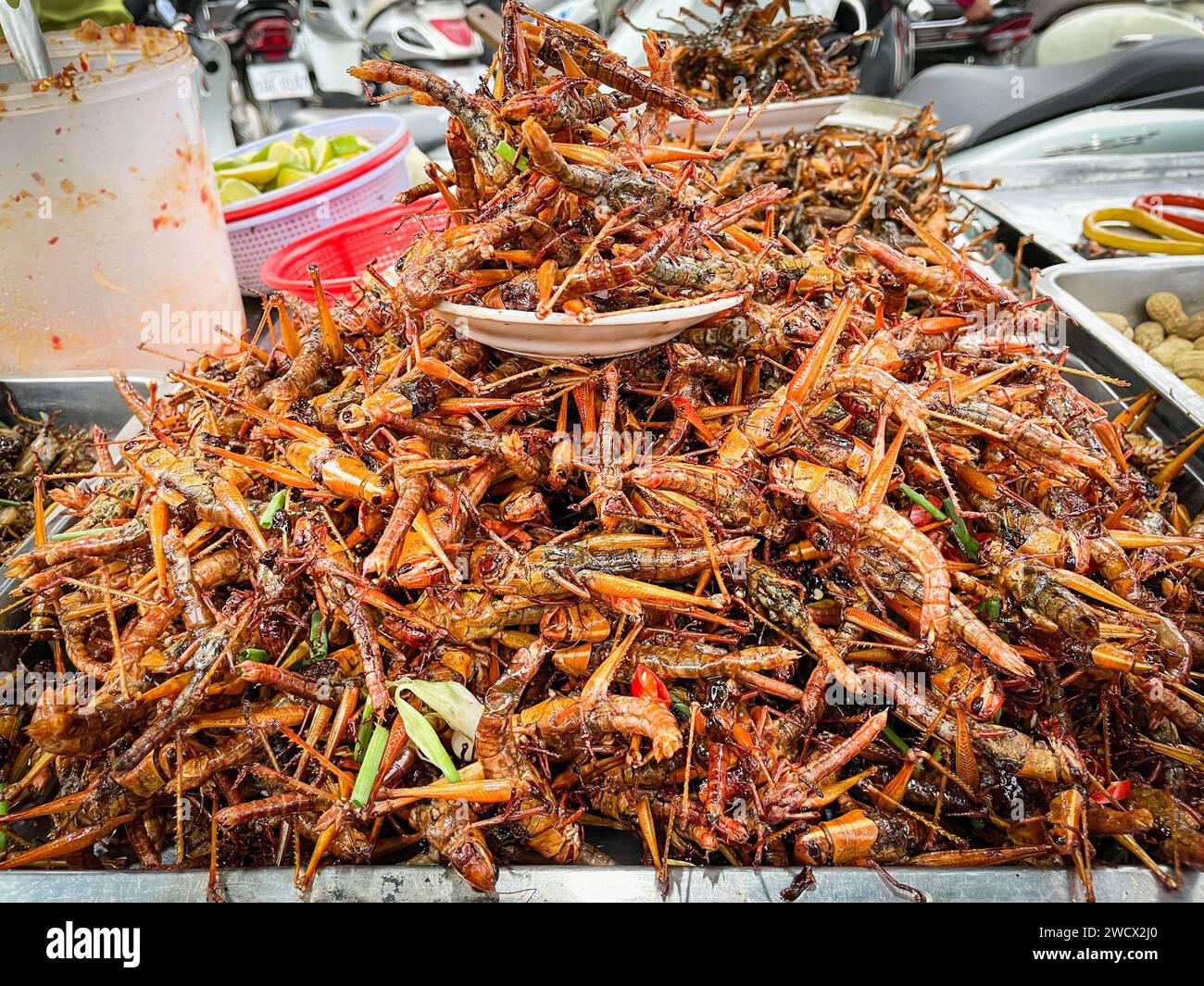 Cambodia, Phnom Penh, street food Stock Photo - Alamy