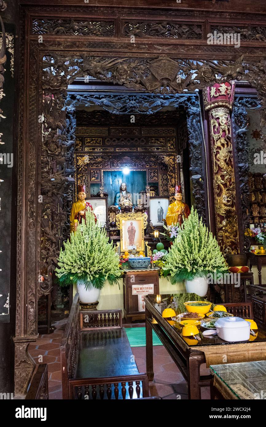 Vietnam, Chua Vinh Trang temple Stock Photo - Alamy