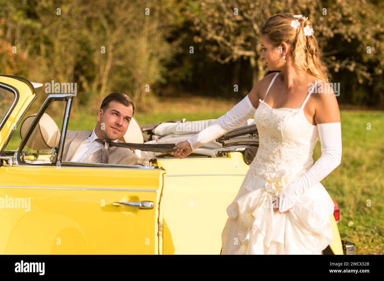 Role reversal couple hi-res stock photography and images - Alamy