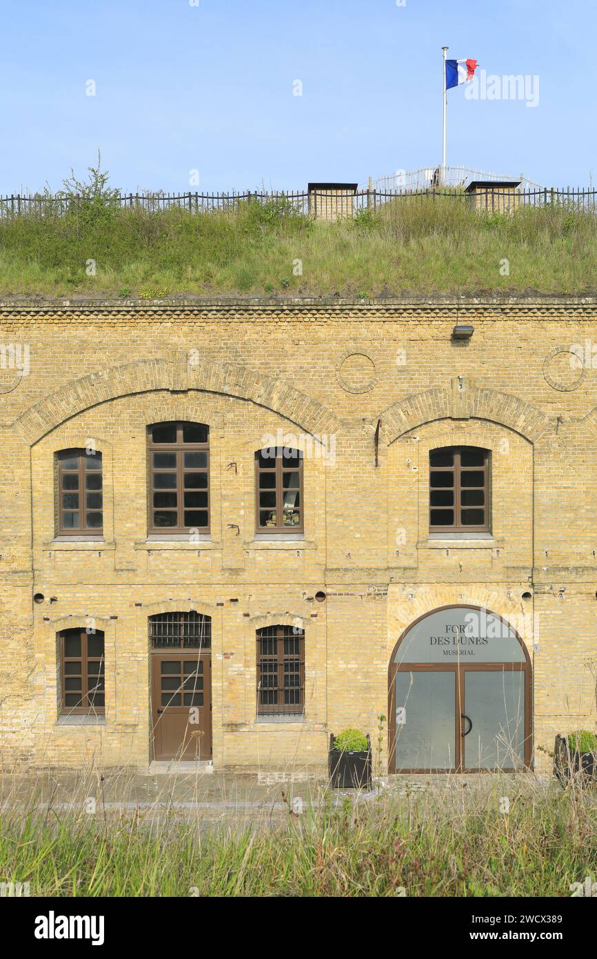 France, Nord, surroundings of Dunkirk, Leffrinckoucke, Maginot line ...