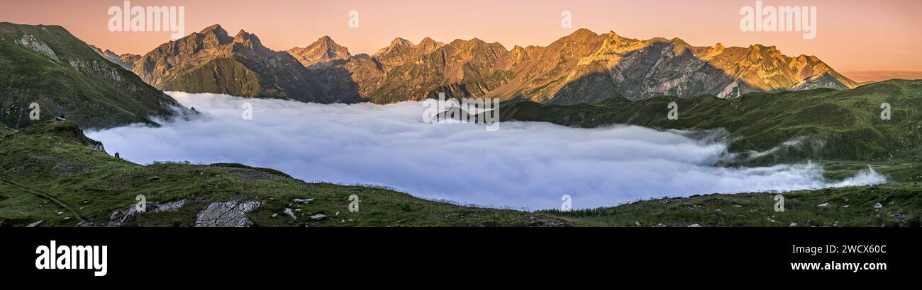France, Pyrenees Atlantiques, Béarn, Ossau valley, Pyrenees National ...