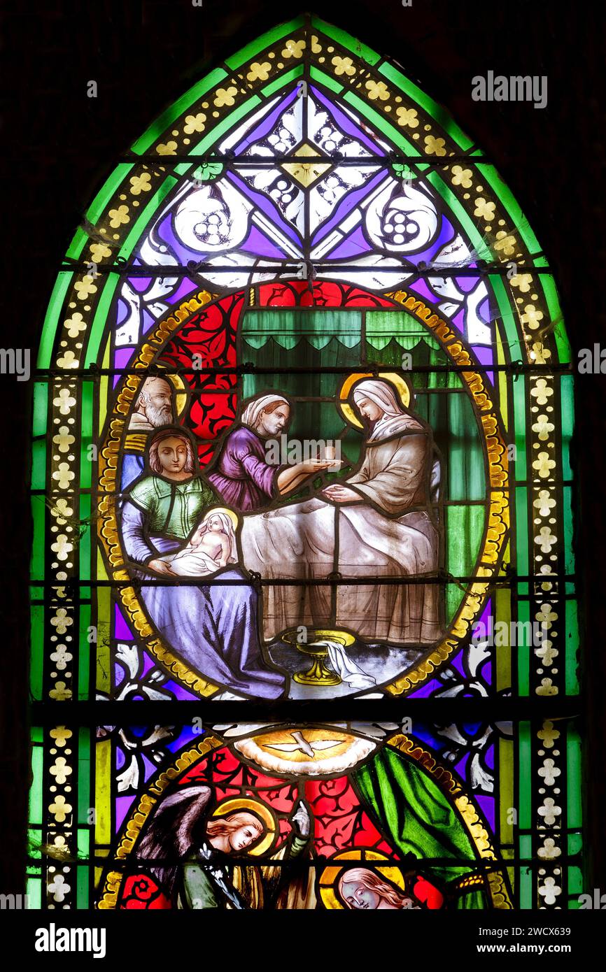 France, Meurthe et Moselle, Saintois area, Vitrey, eglise de la ...